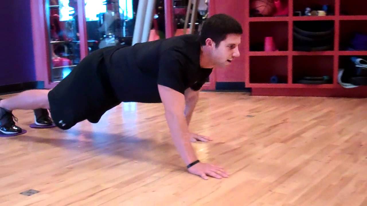 Plank walk with push-up - YouTube