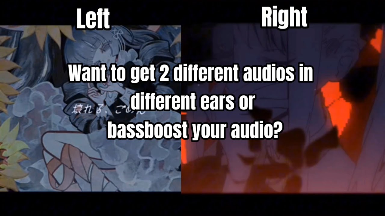 How to Bass Boost or Direction your audio! - YouTube