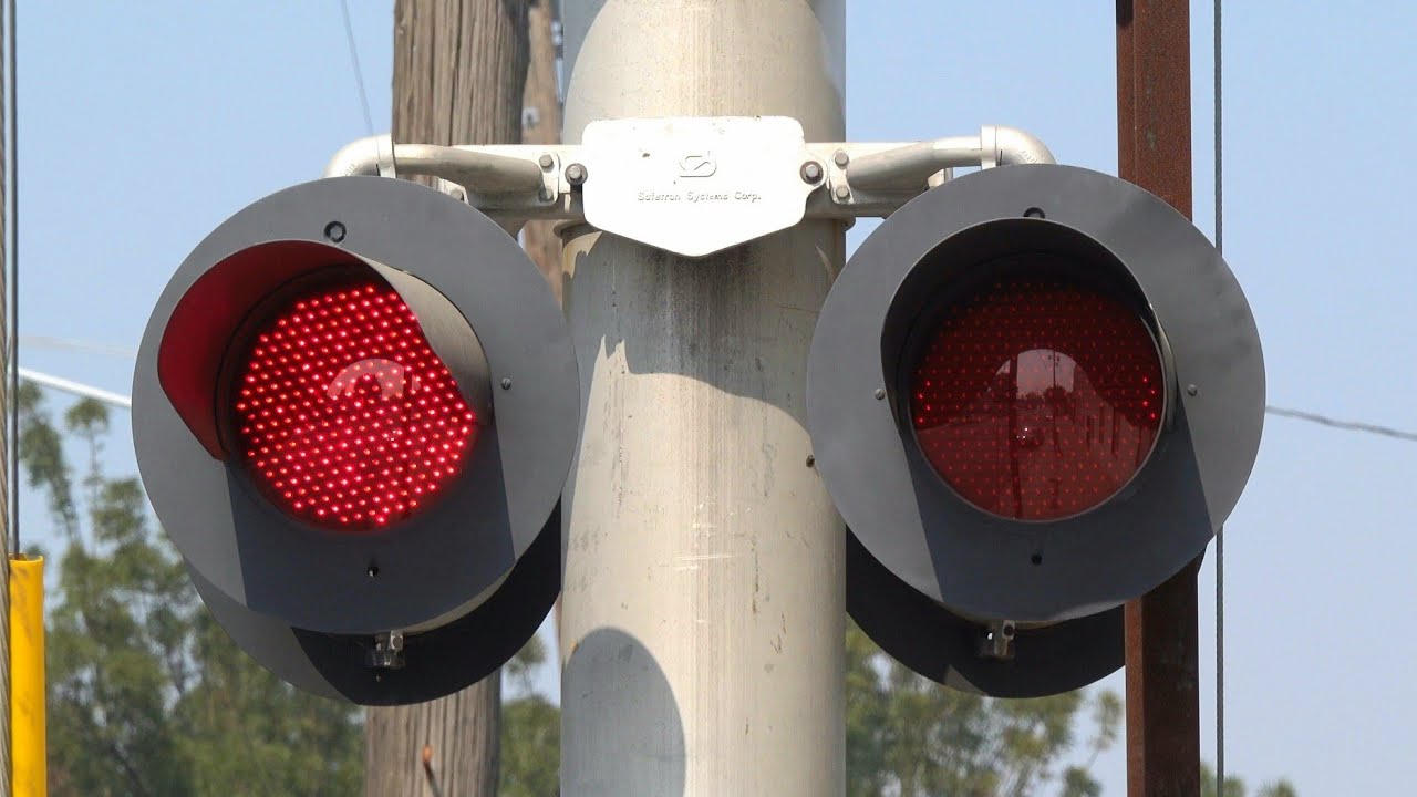 Railroad Crossings With General Signals LEDs Lights Part 1 - YouTube