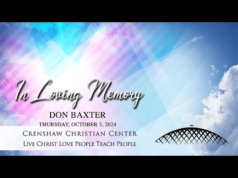 Don Baxter Celebration of Life - October 3, 2024 - YouTube