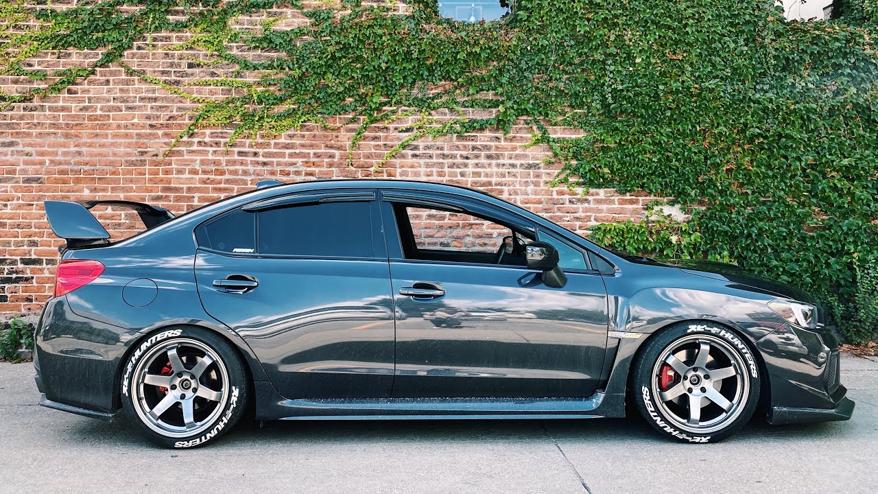 WRX GETS TIRE LETTERING - YouTube