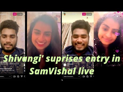 SamVishal today fun-filled live 🎉|| Samshivangi fun-filled live part 1💝 ...