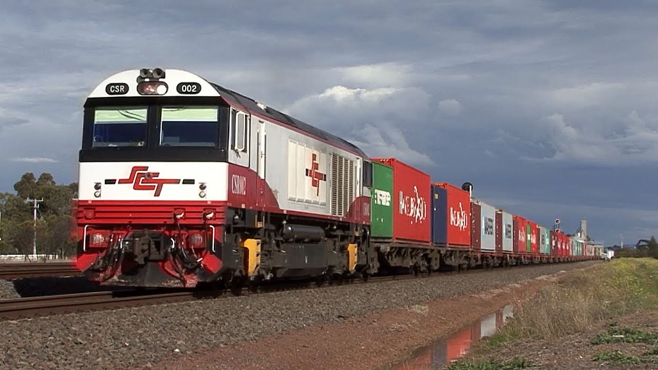Moving the Freight in Western Victoria: Australian Trains - YouTube