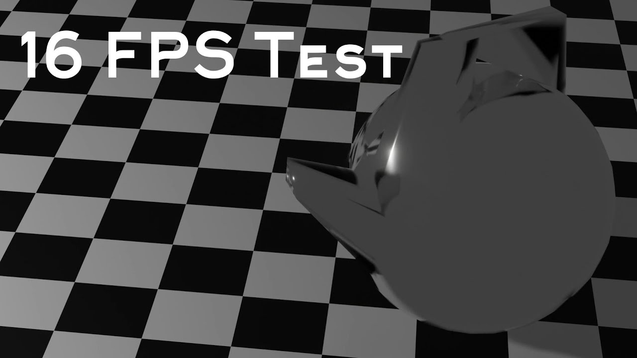 16 FPS Test Animation - YouTube