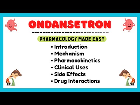 Antiemetics pharmacology, Ondansetron pharmacology, Zofran pharmacology, Pharmacology Made easy
