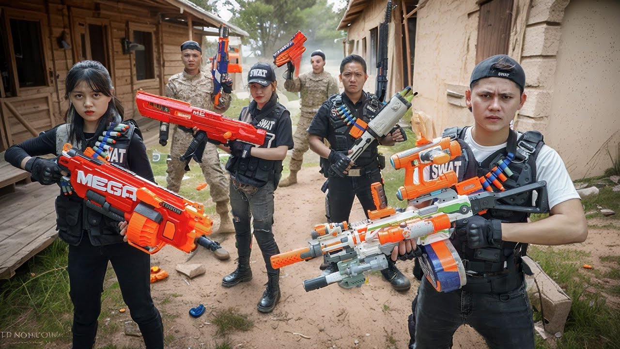 SEAL X Nerf War : SEAL X vs. The Juggernaut | Heavy Nerf Guns Battle ...