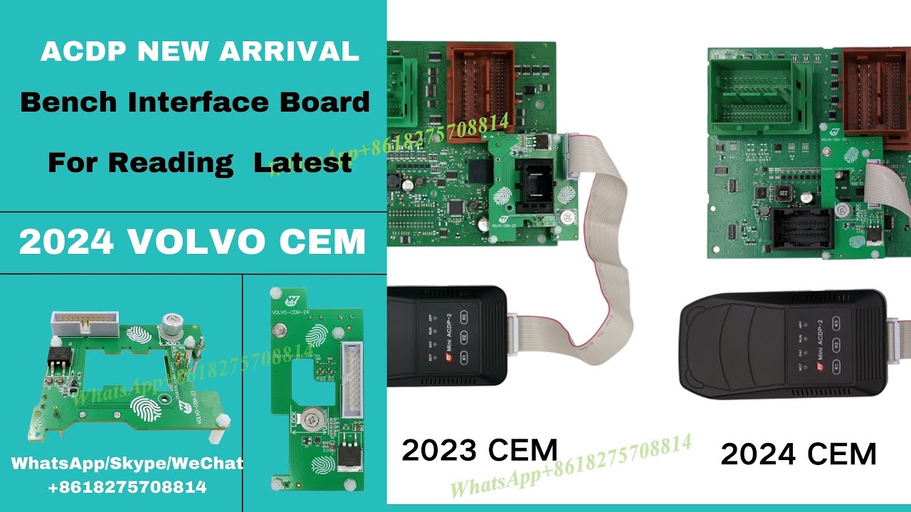 How to use Mini ACDP read 2024 VOLVO S60 SPC5748G CEM for adding volvo ...
