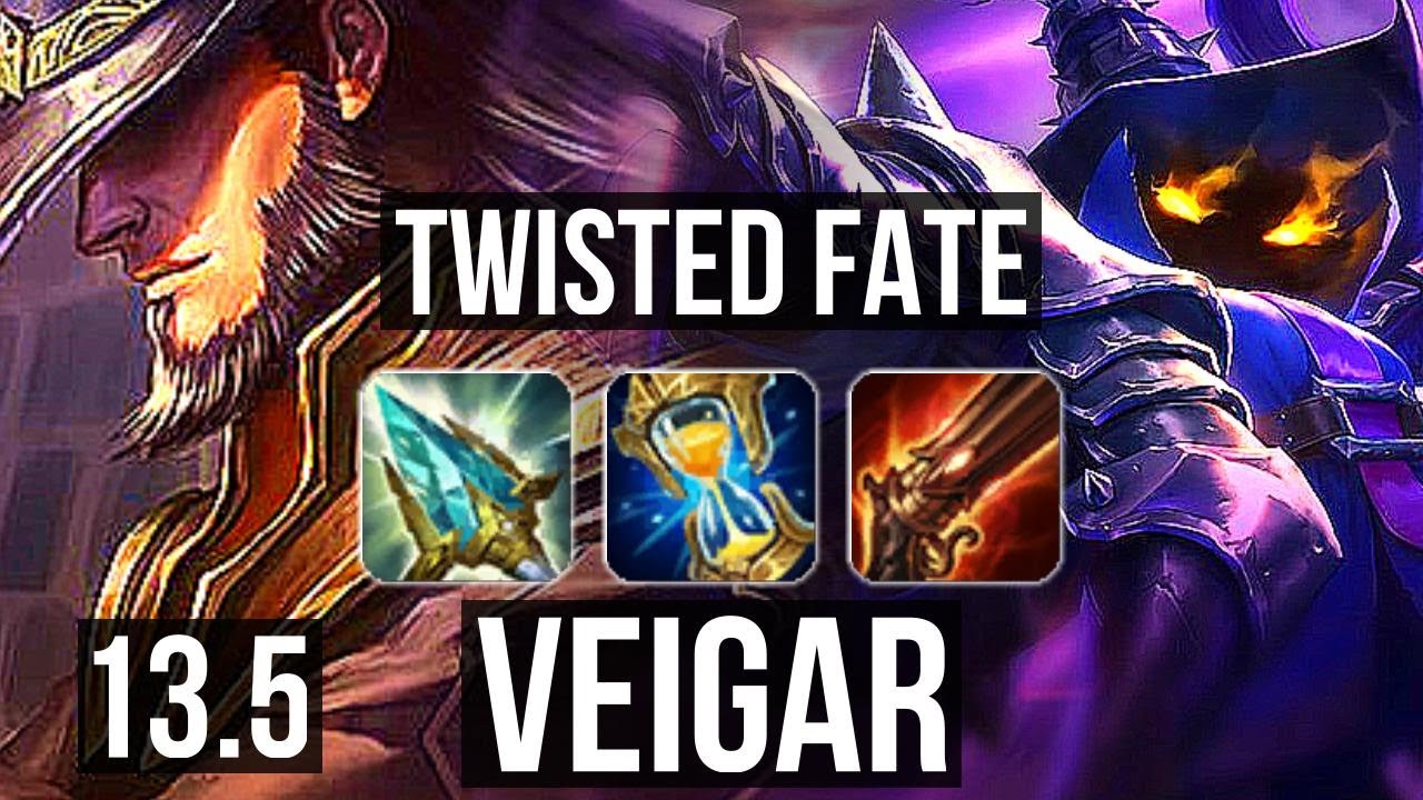 TWISTED FATE vs VEIGAR (MID) | 10/1/11, 1.6M mastery, 500+ games ...