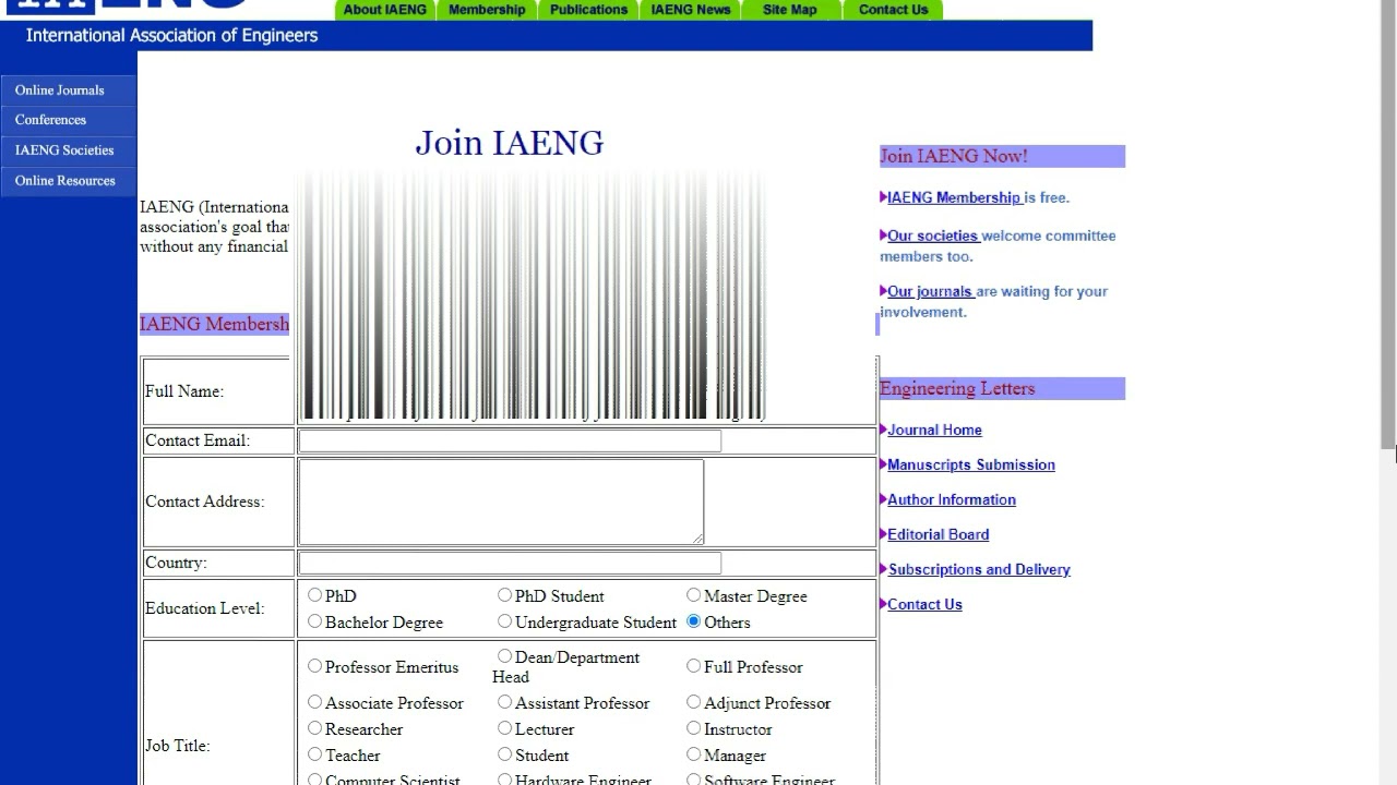 Free IAENG Membership certificate | International Association of ...