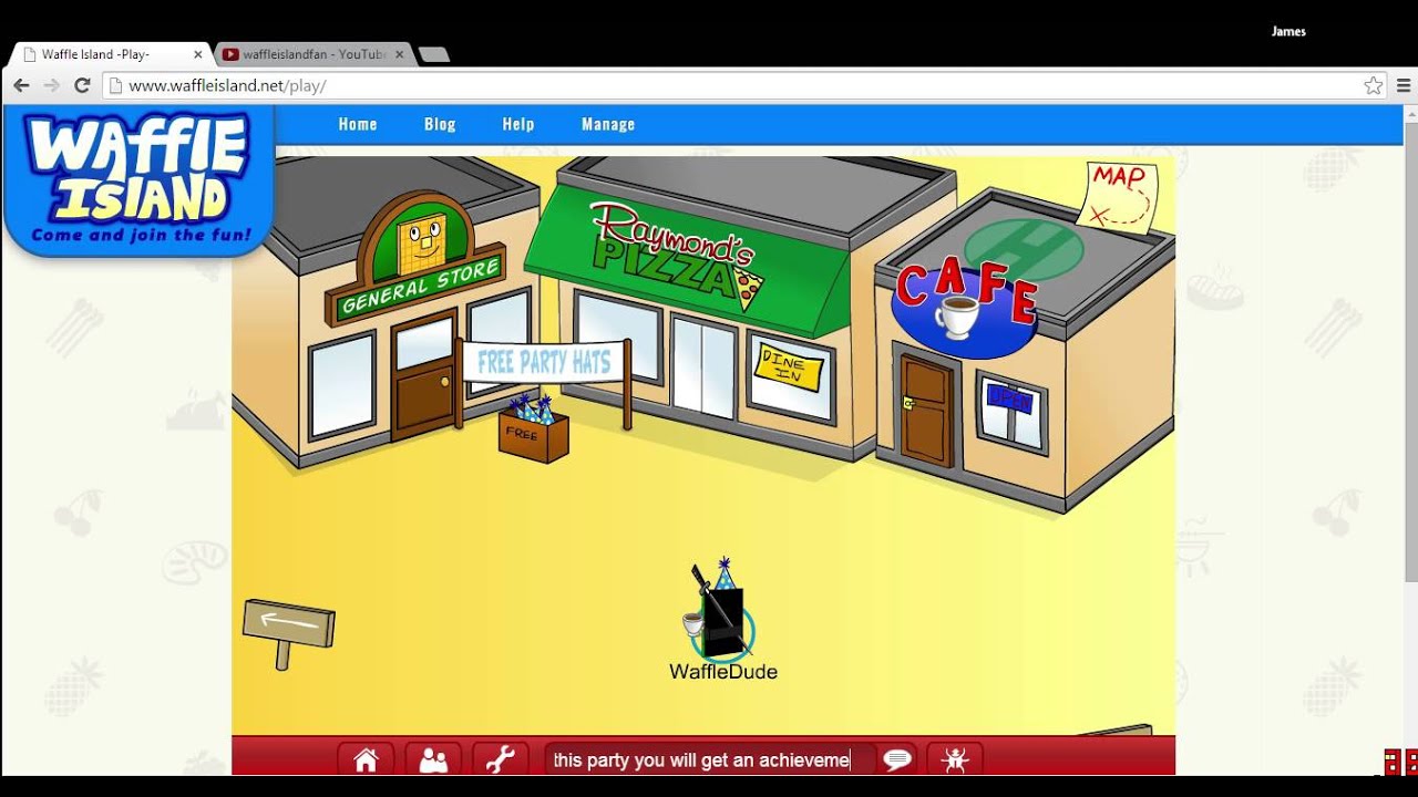 Waffle Island - The Beta Party Part 1 - YouTube
