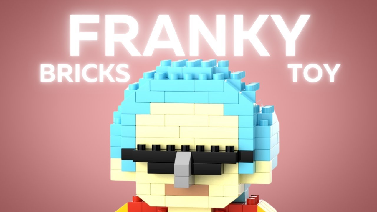 How to Build Franky from One Piece! 🧱 F3036 Block Toy Step-by-Step ...