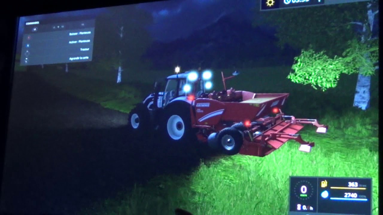 Farming simulator 17, planter des pommes de terre. - YouTube