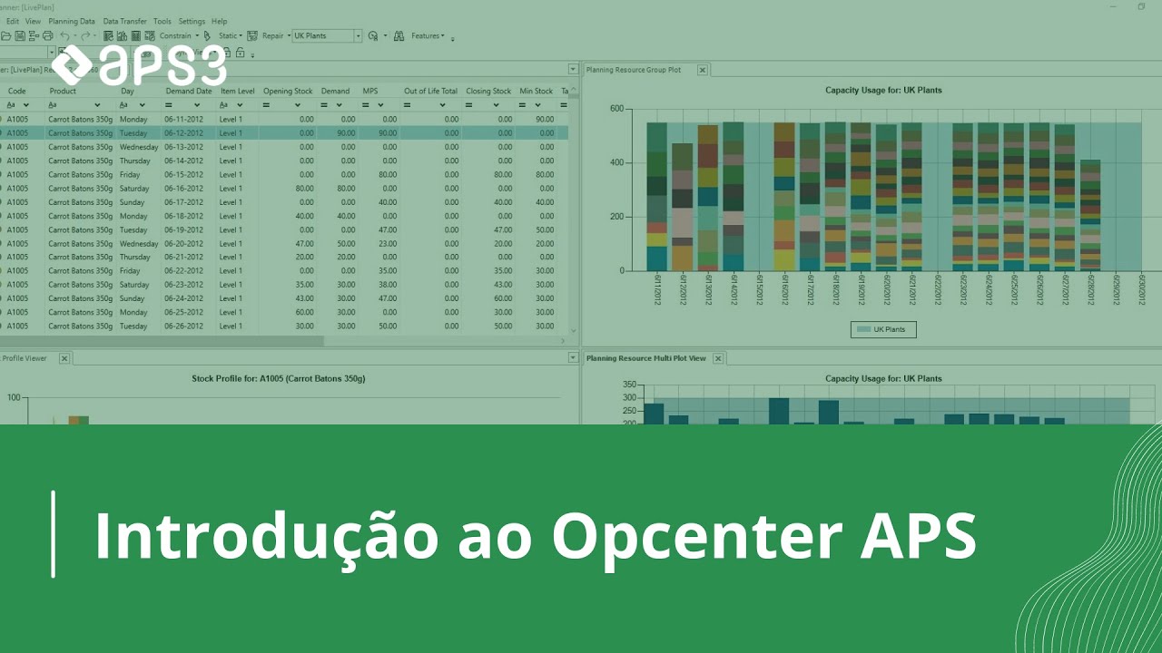 Introdução ao Opcenter APS (Preactor) - Módulo de sequenciamento (EN ...