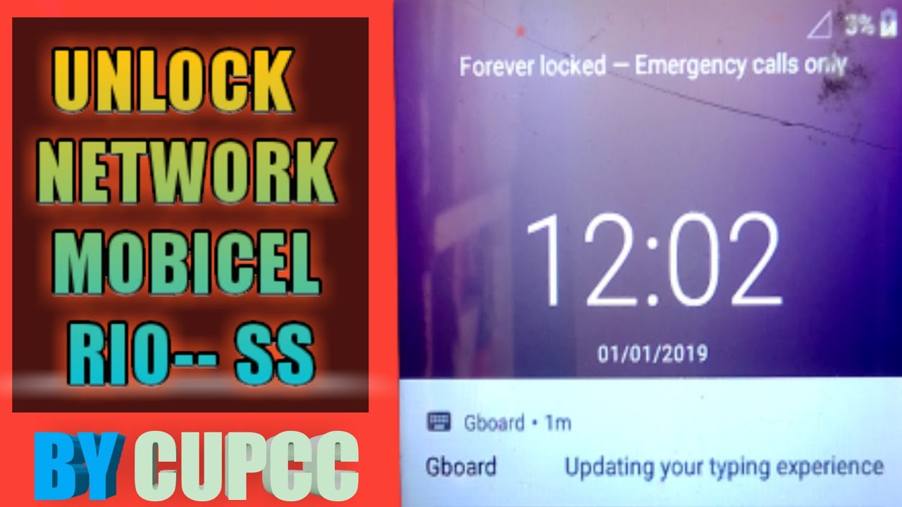 Unlock Network Mobicel Rio SS With NCK BOX or Dongle | Como desbloquear ...