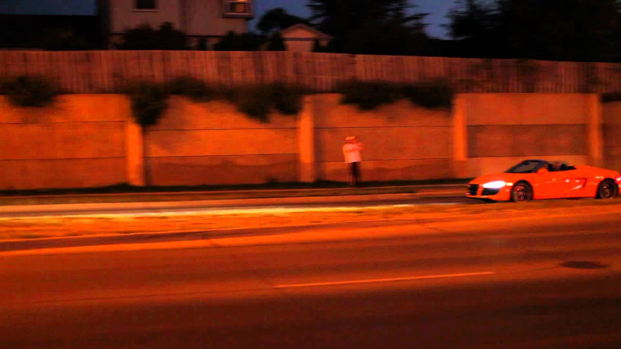 Solar Orange Audi R8 V10 Spyder - YouTube
