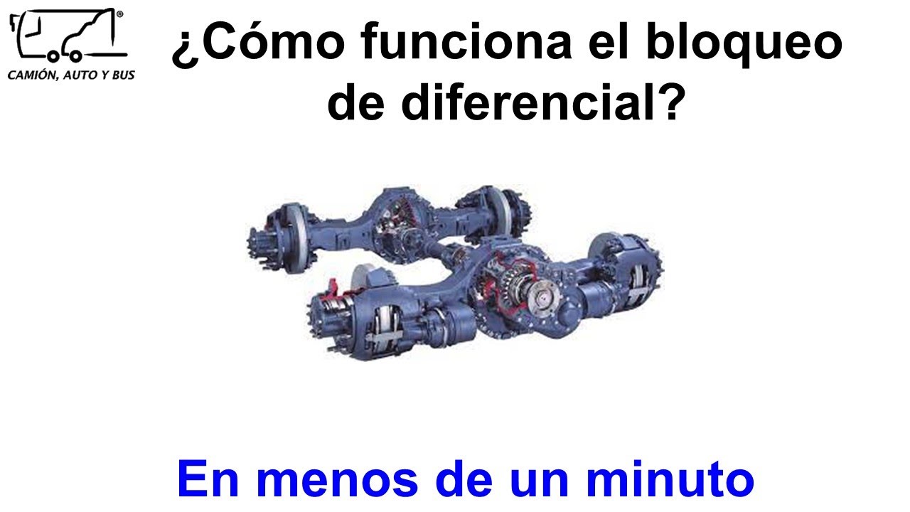 ¿Cómo funciona el bloqueo de diferencial? - YouTube