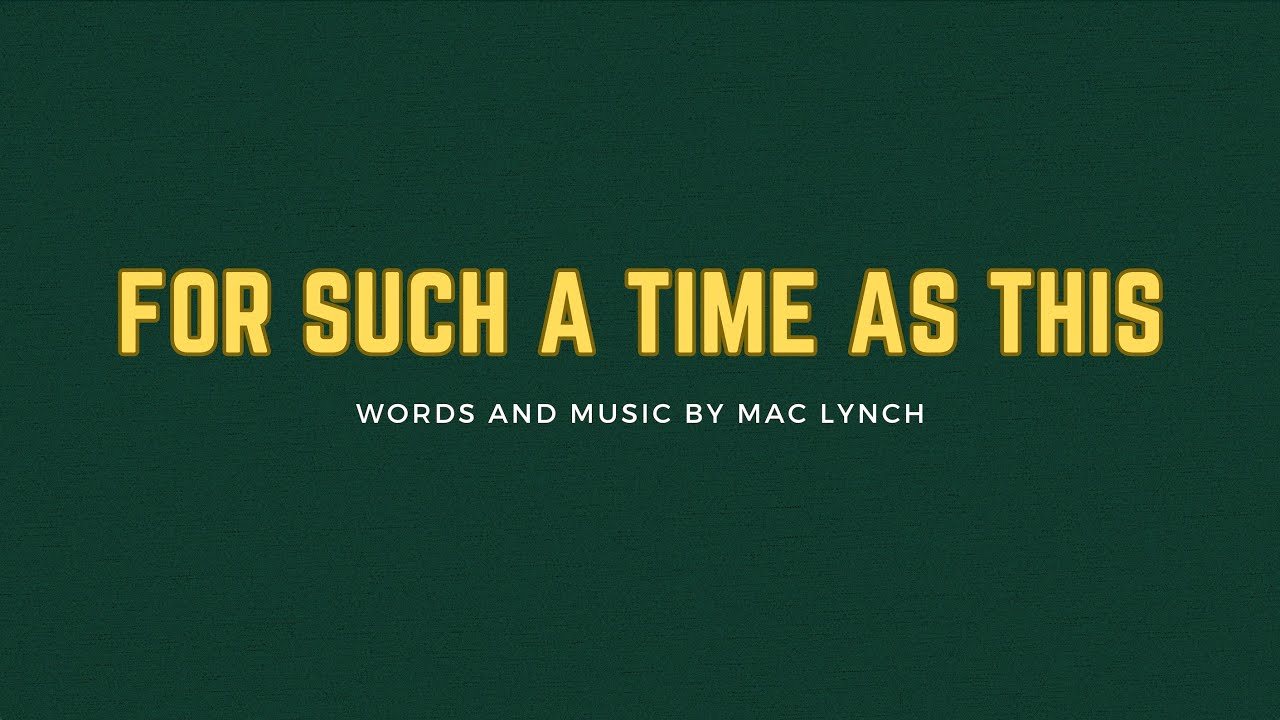 For Such A Time As This | Improved Piano | HD Lyrics | Accompaniment ...