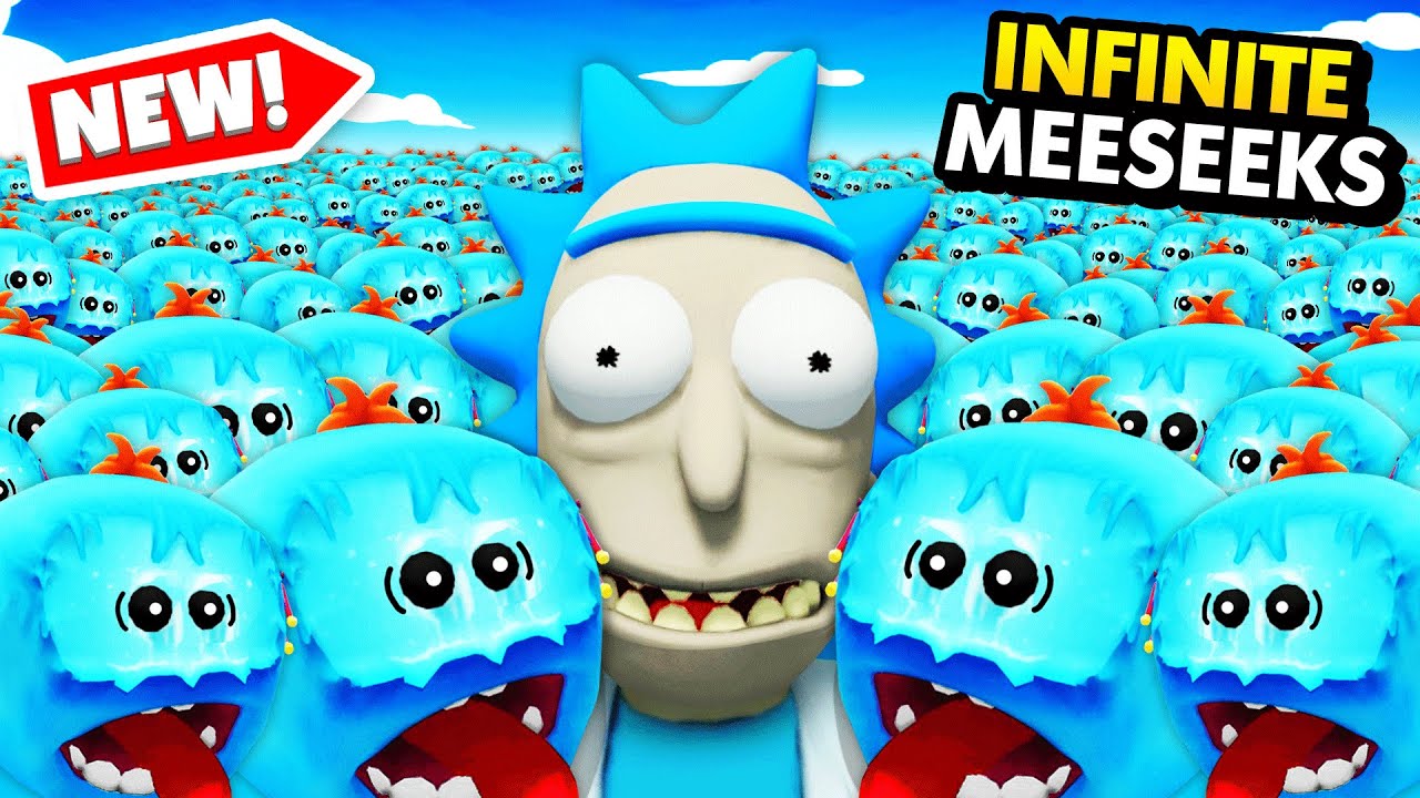 NEW Creating An ARMY OF INFINITE MEESEEKS (Rick and Morty: Virtual Rick ...