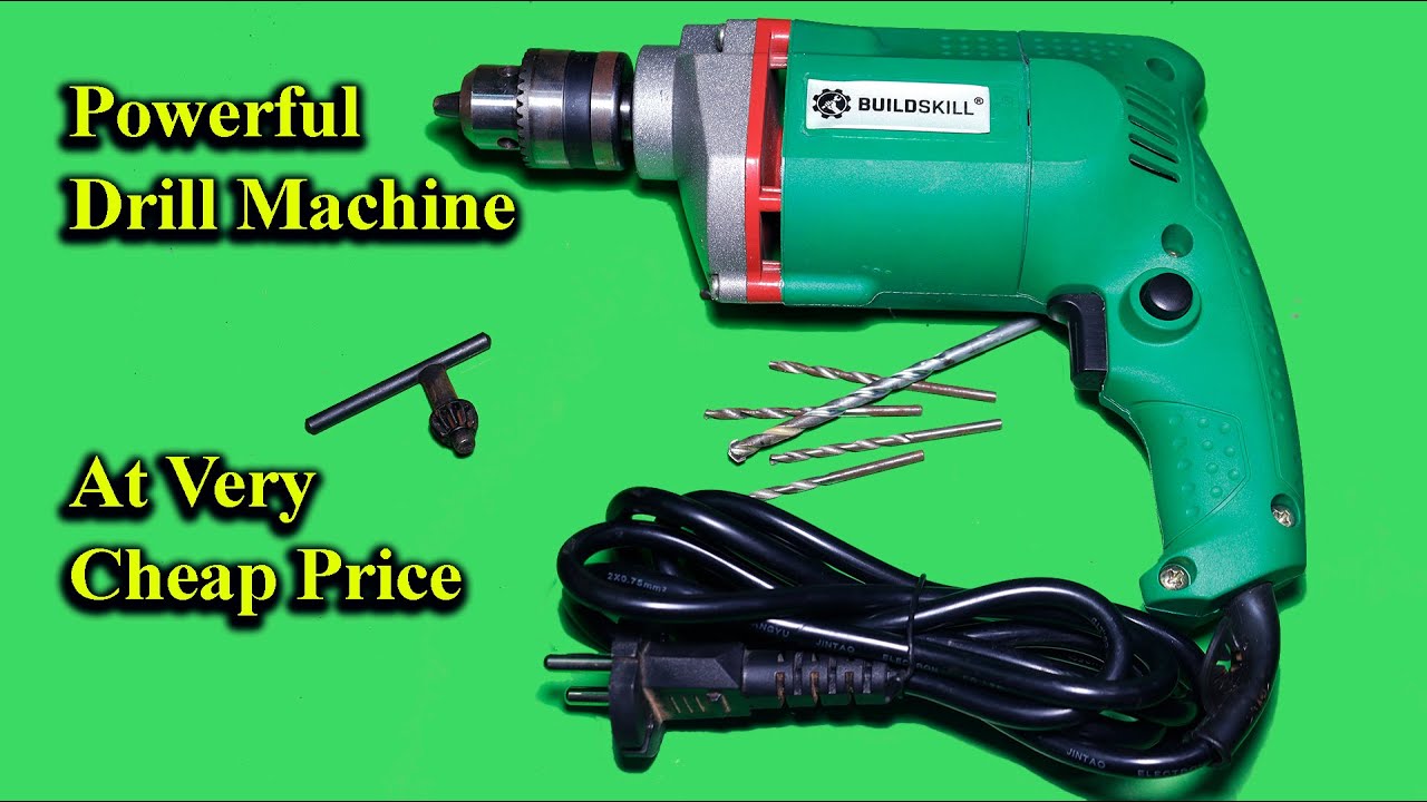 Cheapest But Powerful Drill Machine For Home and DIY Works ...