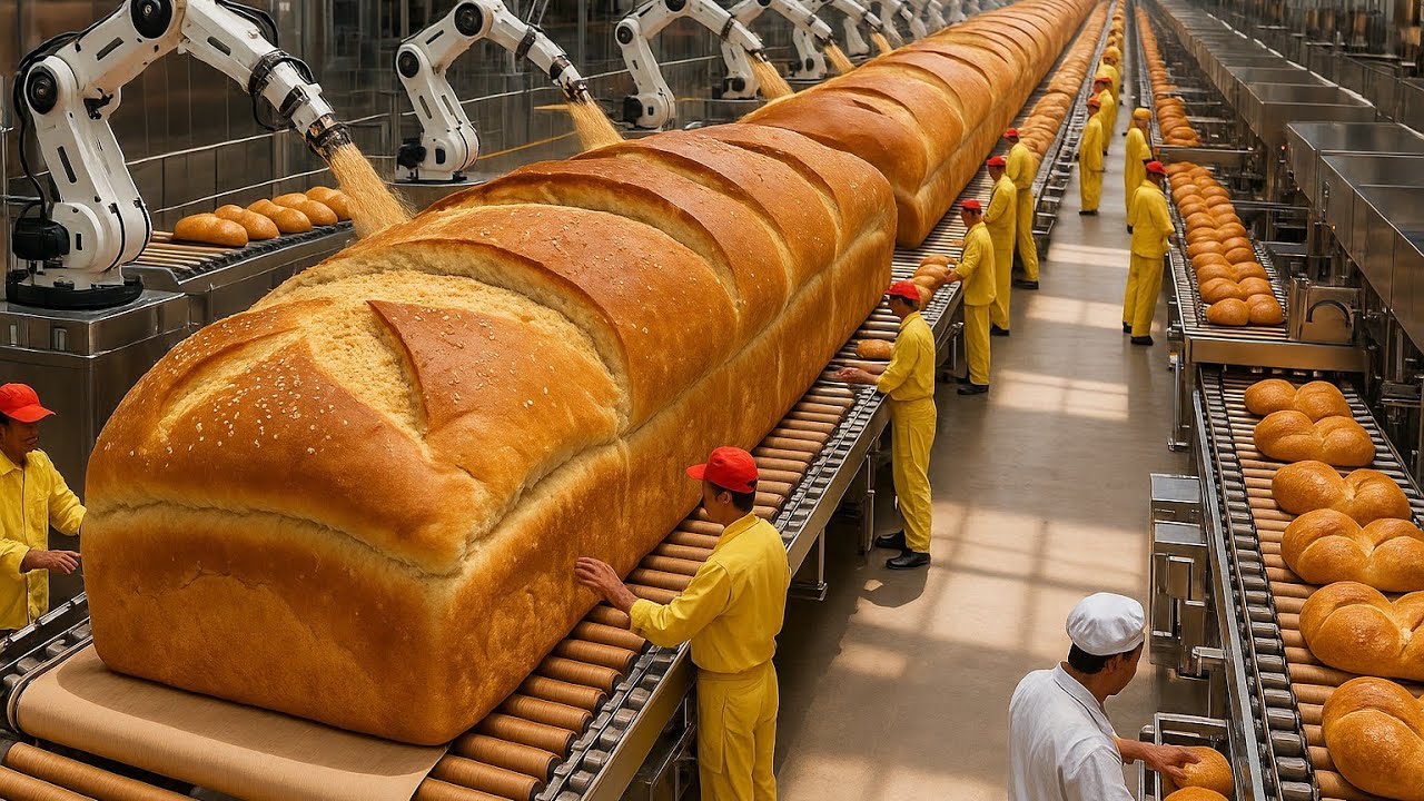 Inside the World’s Biggest Bread Factory – From Wheat to Loaf (Full Process Documentary) - YouTube