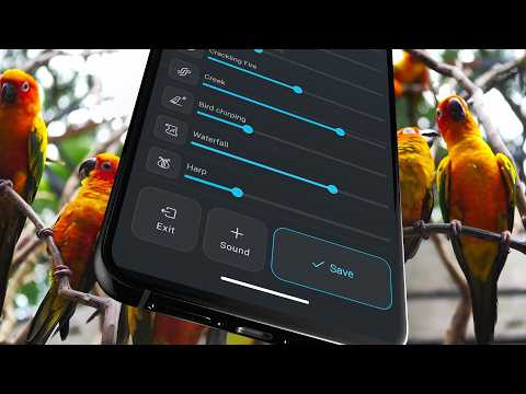 Sleep Sounds App Promo — Mobile UI Animation & 3D Phone Mockups
