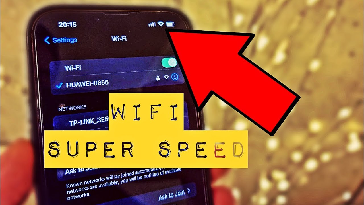 How to make your wifi speed faster on the iPhone - YouTube