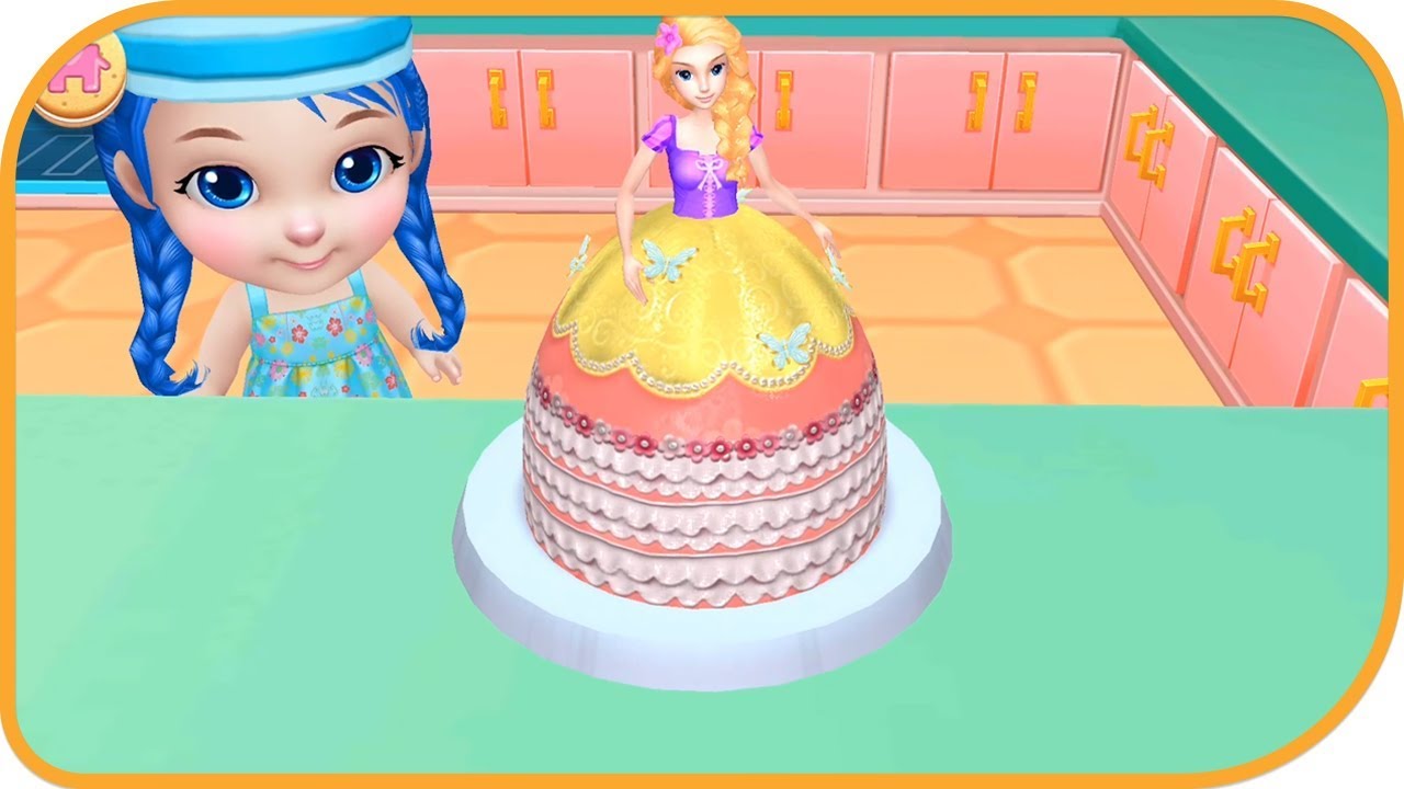 Real Cake Maker 3D - Bake, Design & Decorate – Princess Rapunzel's Cake ...