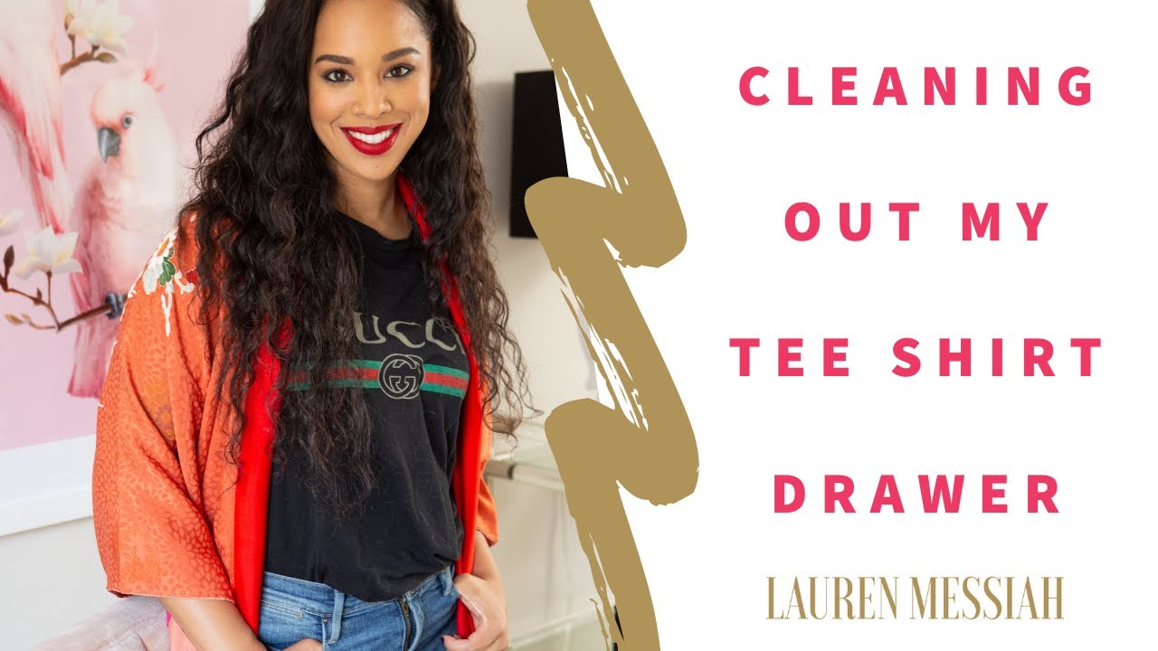 How To Successfully Clean Out Your Tee Shirt Drawer | LIVE - YouTube