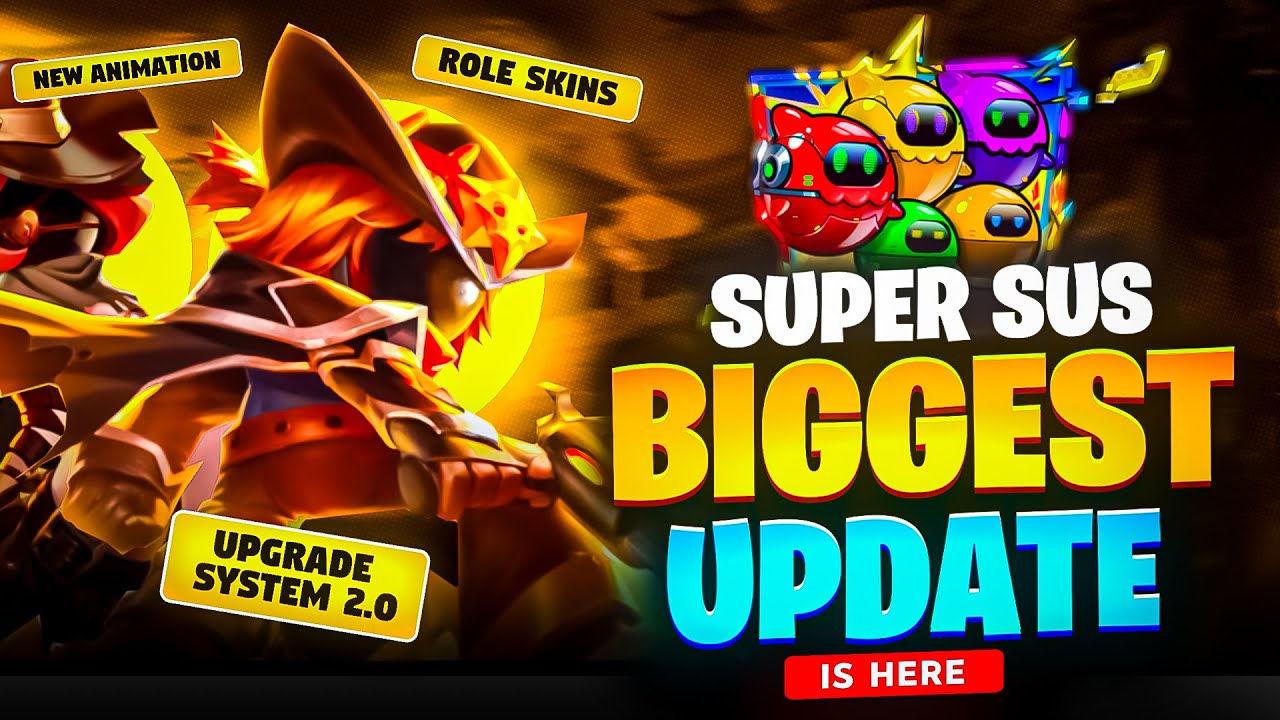 SUPER SUS NEW ROLE UPDATE ROLE SKINS ARE HERE!🔥SUPER SUS GAMEPLAY🤩AMONG ...