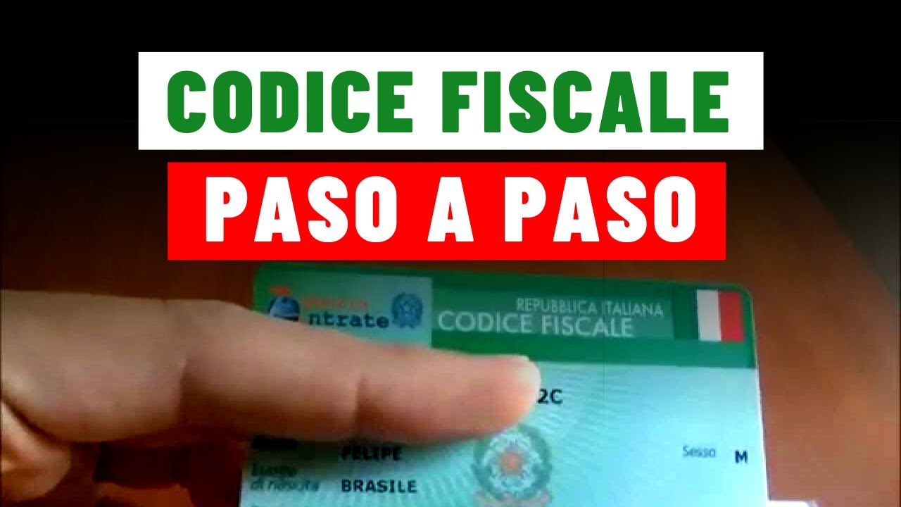 Cómo tramitar el CODICE FISCALE en Italia - YouTube