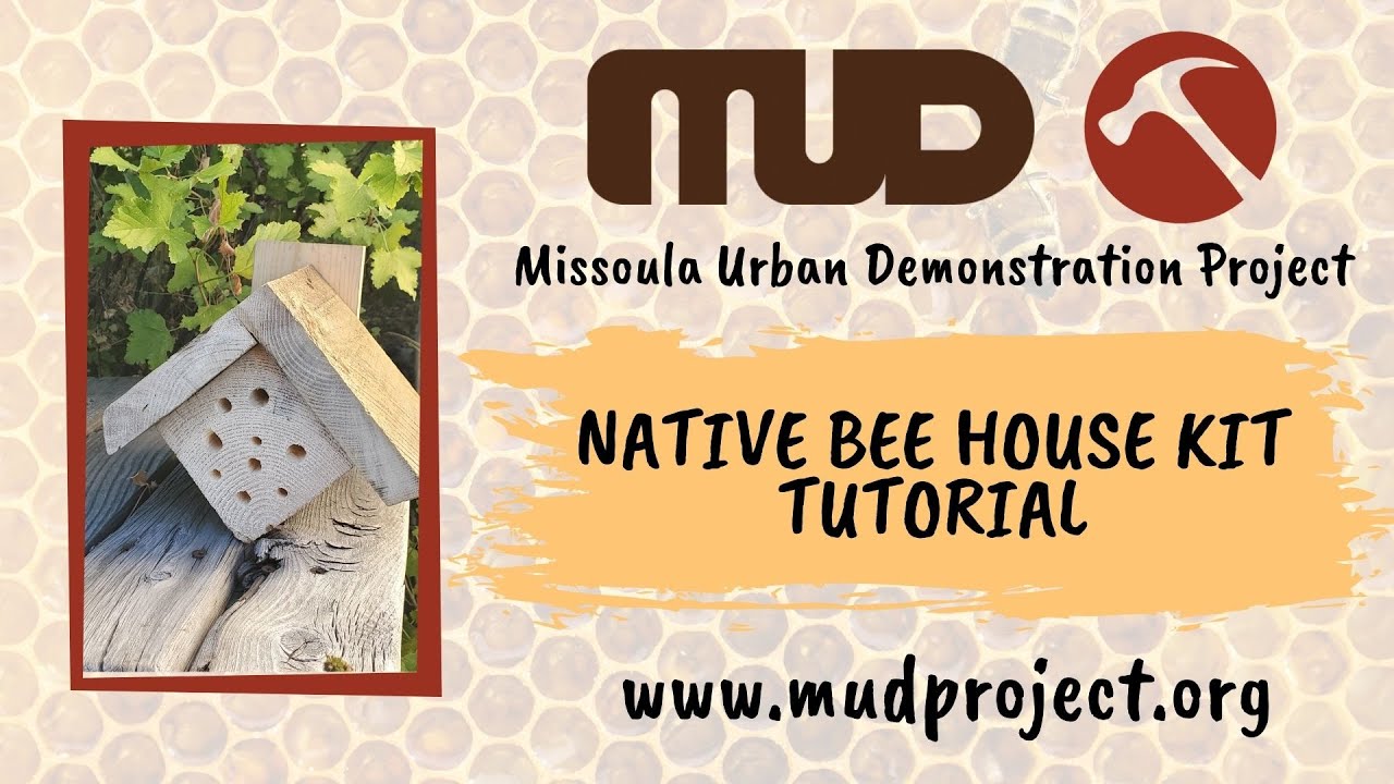 MUD DIY Native Bee House Kit Video - YouTube