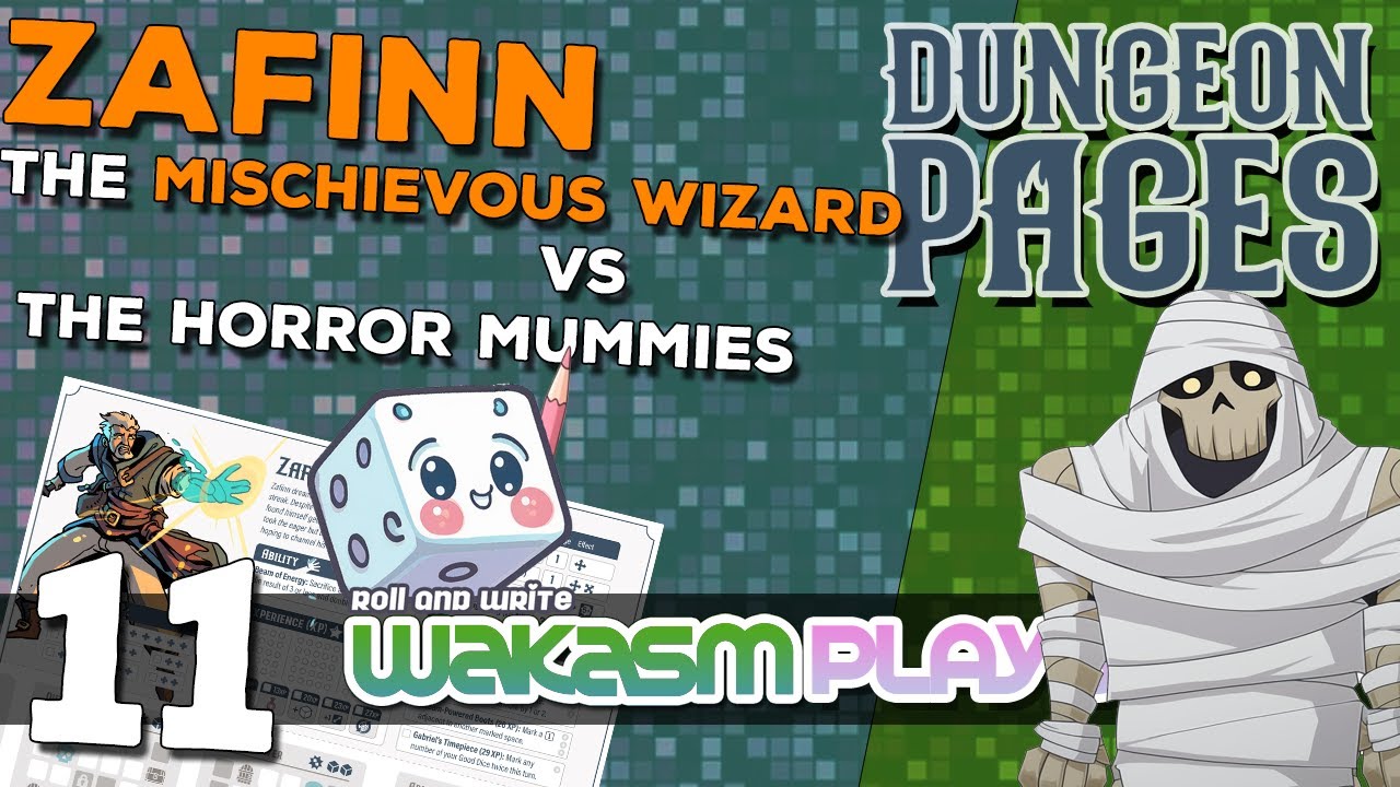 Dungeon Pages - Ep 11 - (Daily-ish) Zafinn the Mischievous Wizard vs ...
