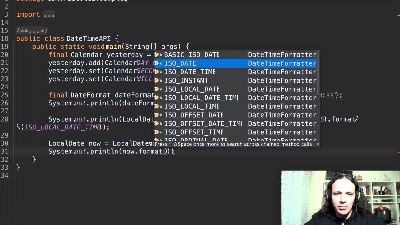 Java Tip of the Week #5 - Java 8 Date Time API - YouTube