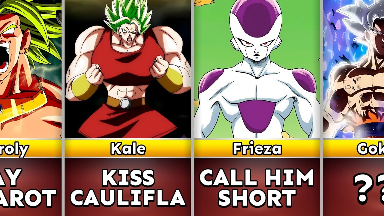 How To Make Dragon Ball Characters ANGRY Instantly - YouTube