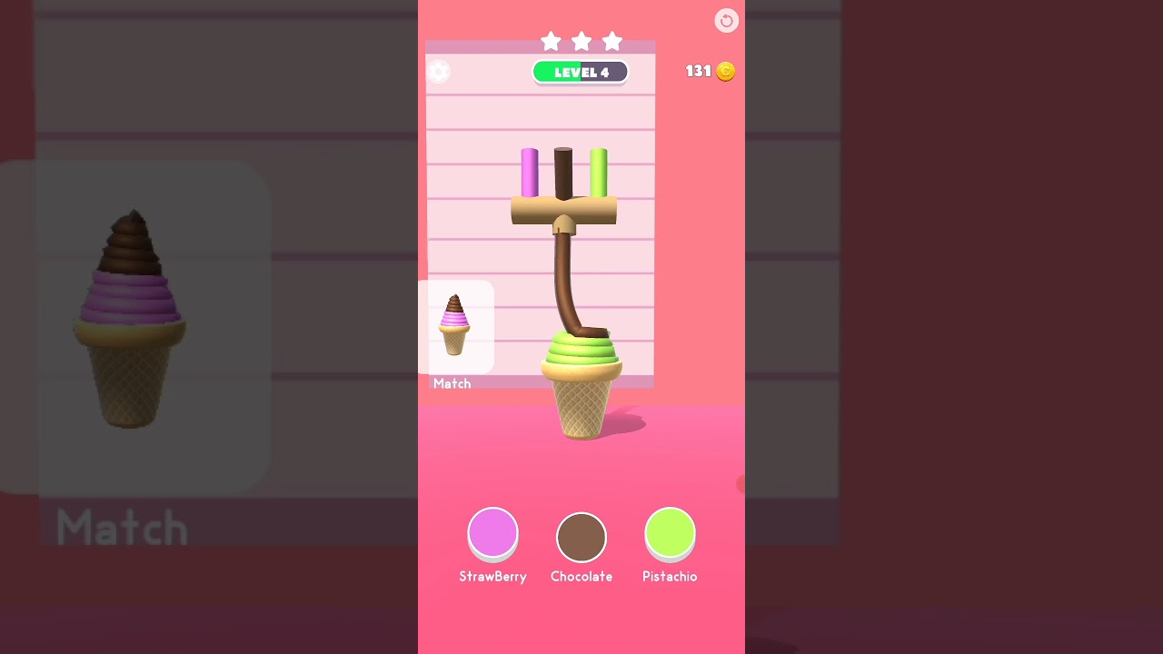 ice cream gameplay level 04 - YouTube