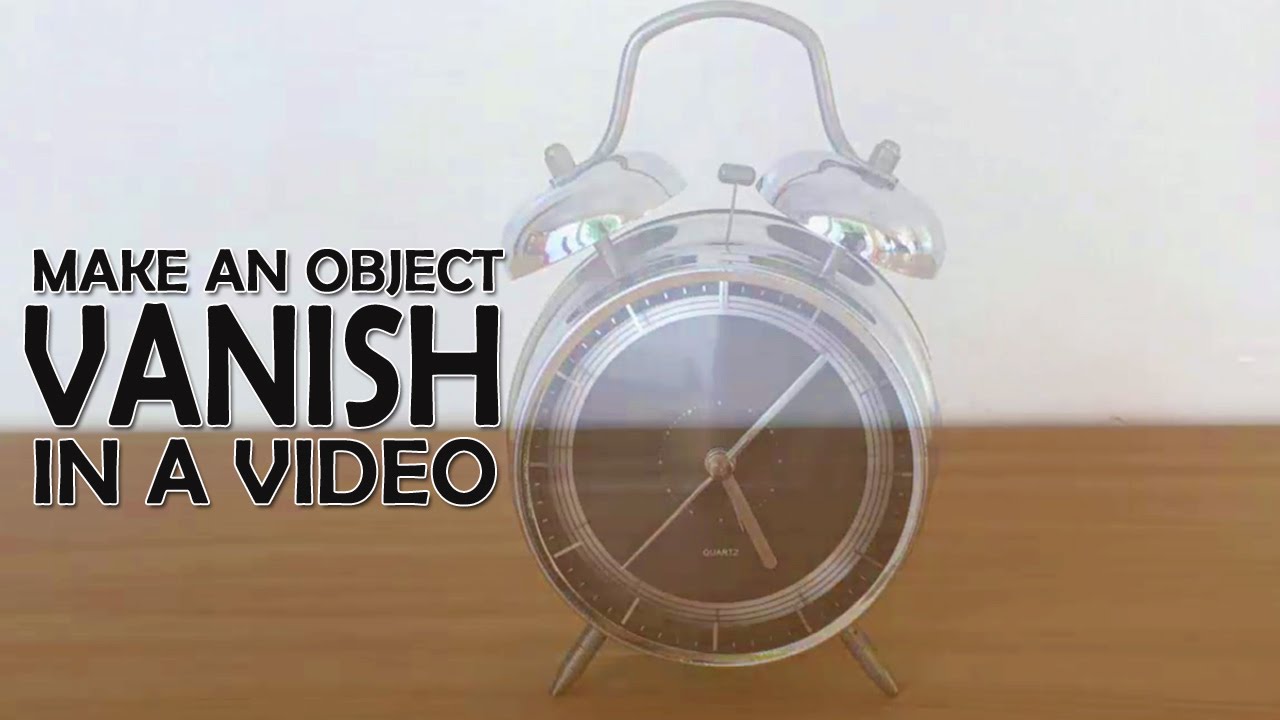 Make an object vanish in a video! What the Hack #6 - YouTube