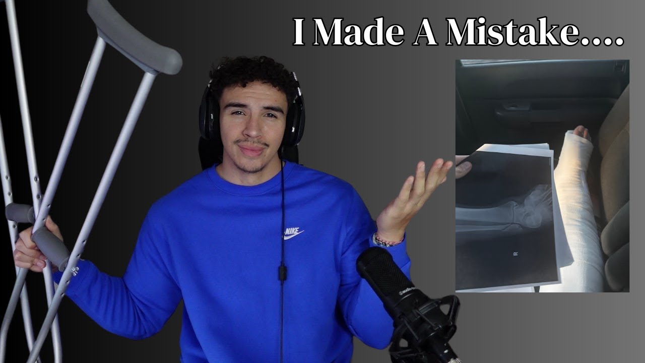 So...I fractured my leg and tore all the ligaments in my ankle.. - YouTube