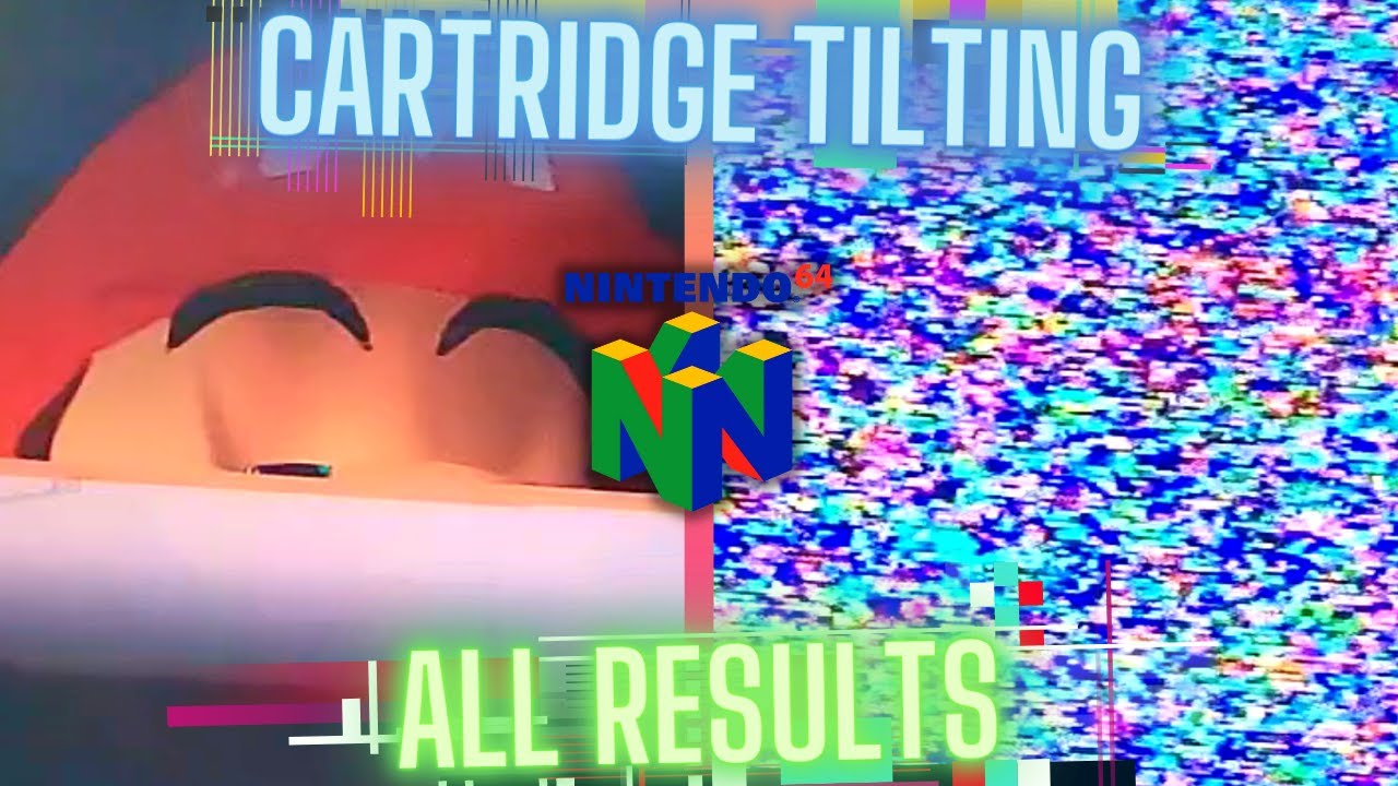 Experimenting With Cartridge Tilting On The N64 (ALL RESULTS) - YouTube
