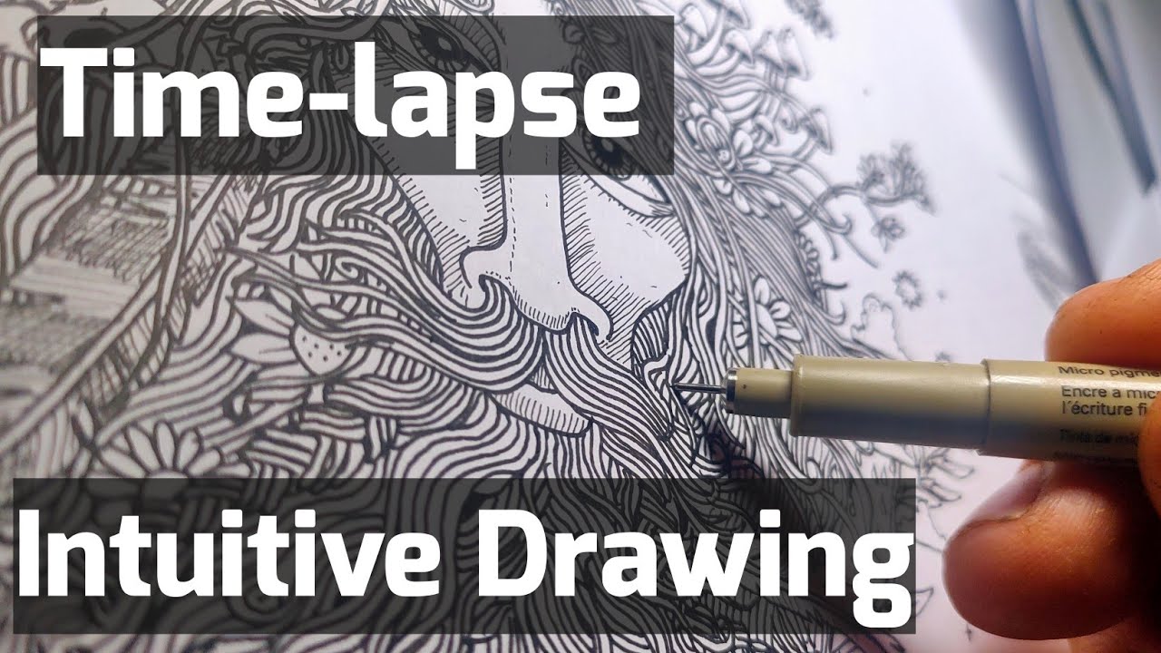 High Detail ink Drawing - Time-lapse - YouTube