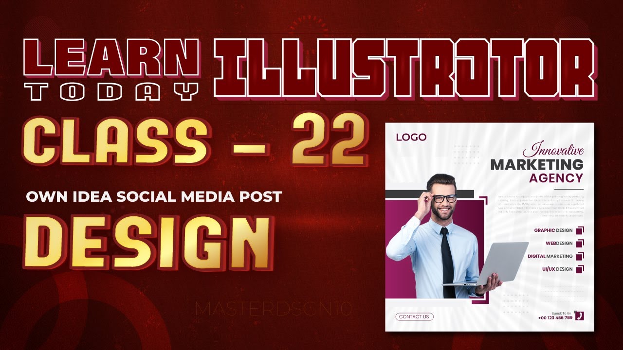 Own Idea Social Media Post Design in Adobe Illustrator CC | Illustrator ...