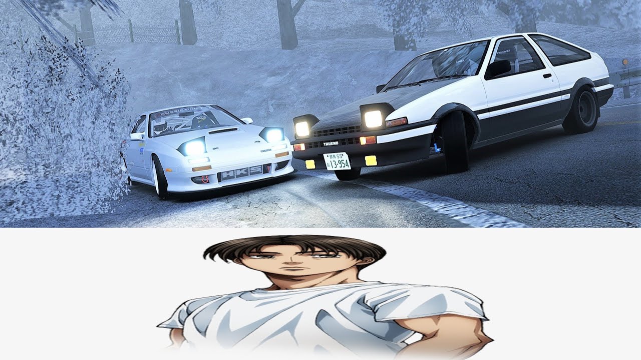 Every Initial D Race Summed Up In 1 Minute - YouTube