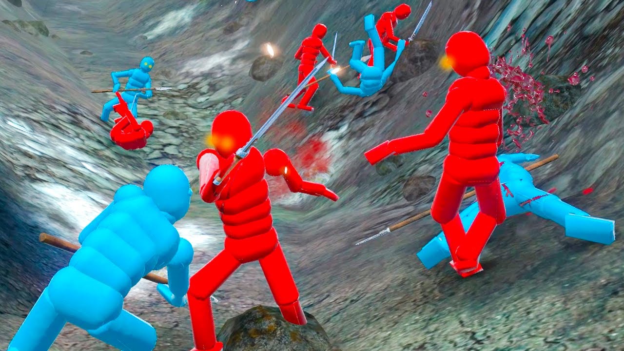 NPC Wars & Active Ragdoll Physics! NPC Fighting in Overgrowth #7 - YouTube