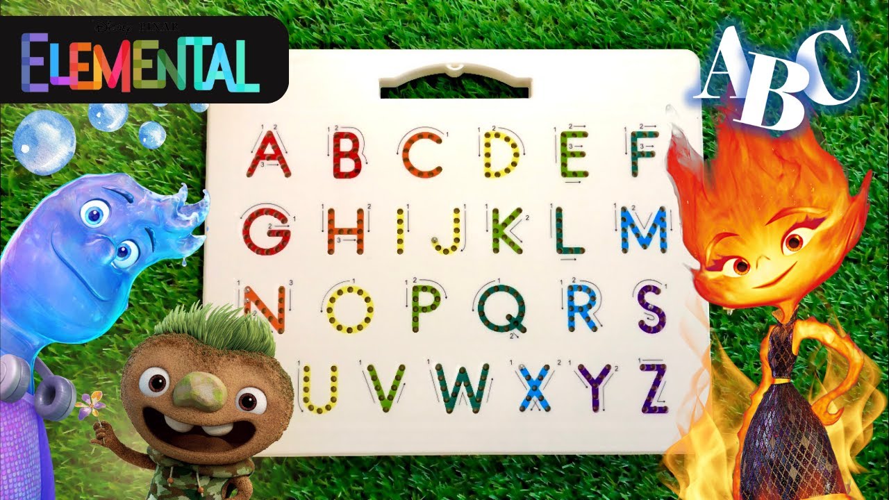 ELEMENTAL ABC - Learn to write ABC´s with MAGNATAB - YouTube