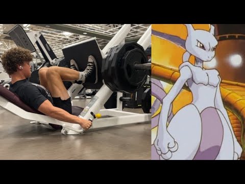 Getting built like Mewtwo | Full leg workout - YouTube