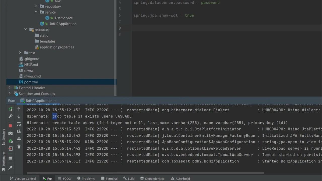 Como conectar una aplicación Spring Boot a una base de datos H2 en memoria - YouTube