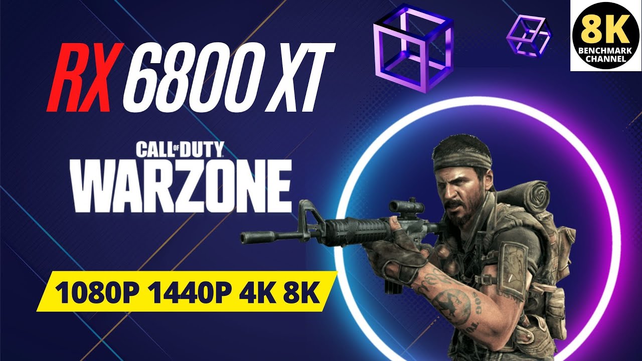 8K? No problem! Warzone RX 6800 XT - 1080p 1440p 4K 8K - YouTube