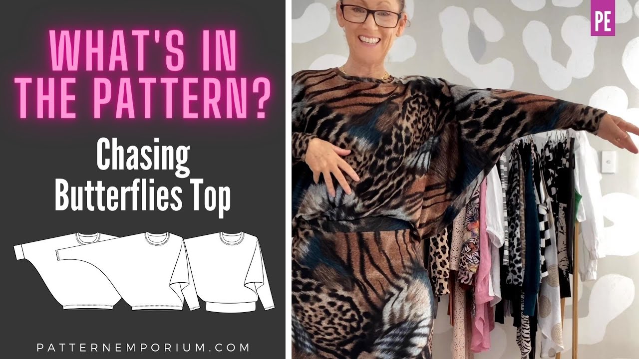 WHAT'S IN THE PATTERN | Chasing Butterflies Top - YouTube