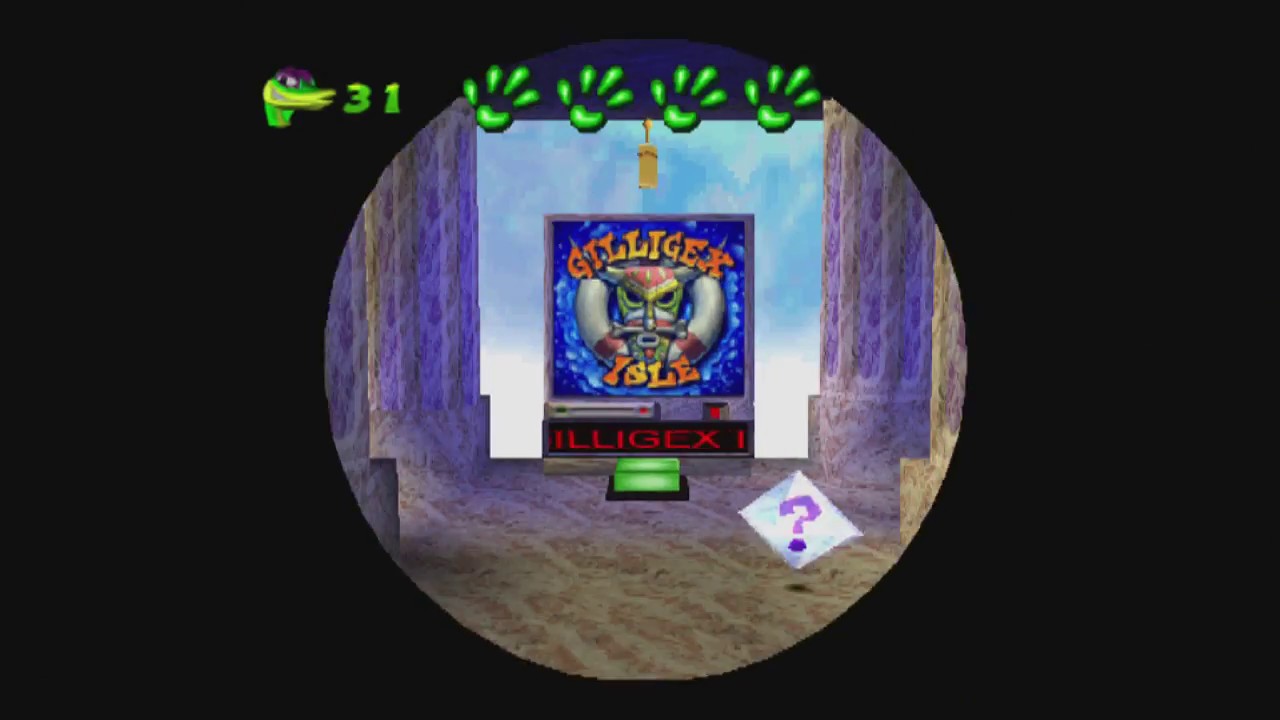 Gex 3D: Enter the Gecko - PS1 - #8- Boss - Gilligex Isle (Blind) - YouTube