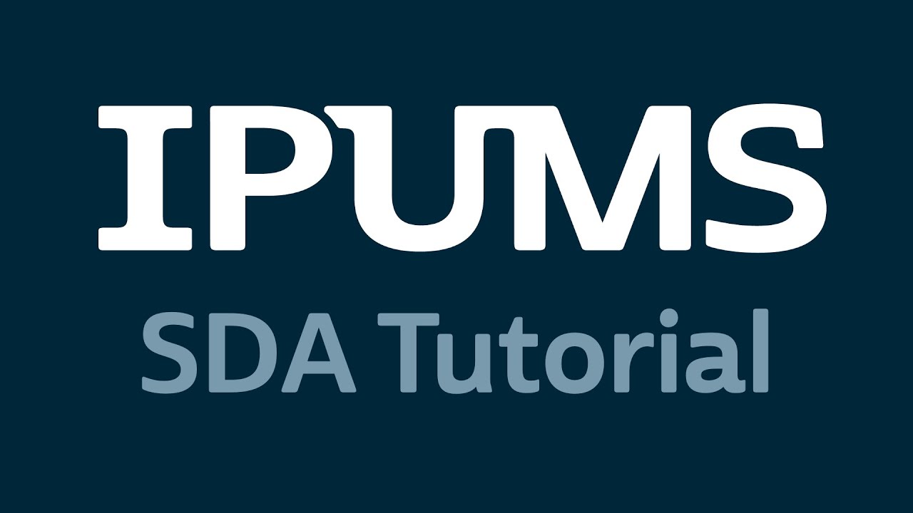 IPUMS: Analyze Data Online | SDA - YouTube