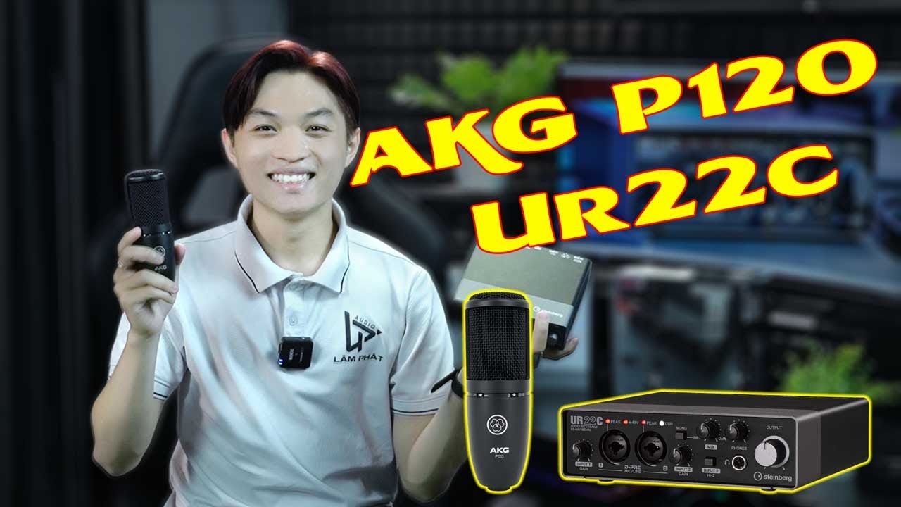 Test Âm Thanh Sound Card Audio Interface Steinberg UR22C và Micro AKG ...